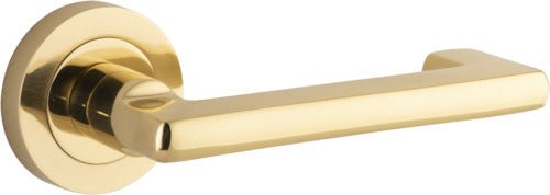IVER Baltimore Return Brass Square Rose Door Handle – DDA Compliant