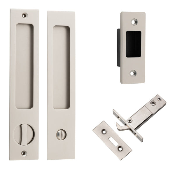 IVER Rectangular Sliding Door Pull Privacy Kit